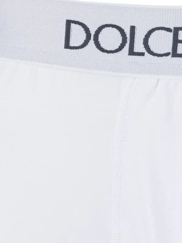 Dolce & Gabbana Logo Embroidered Boxers - White