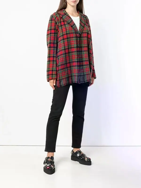Comme Des Garçons Tartan Check Loose Jacket