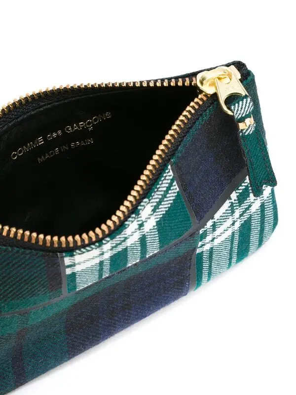Comme Des Garçons Tartan Coin Purse
