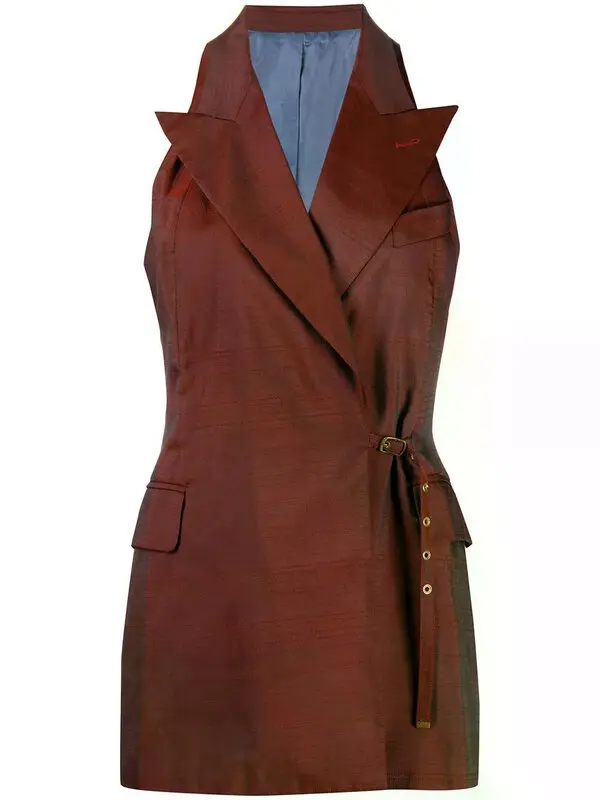 JEAN PAUL GAULTIER 1995 Sleeveless Peaked Waistcoat