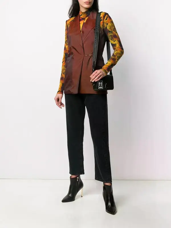 JEAN PAUL GAULTIER 1995 Sleeveless Peaked Waistcoat