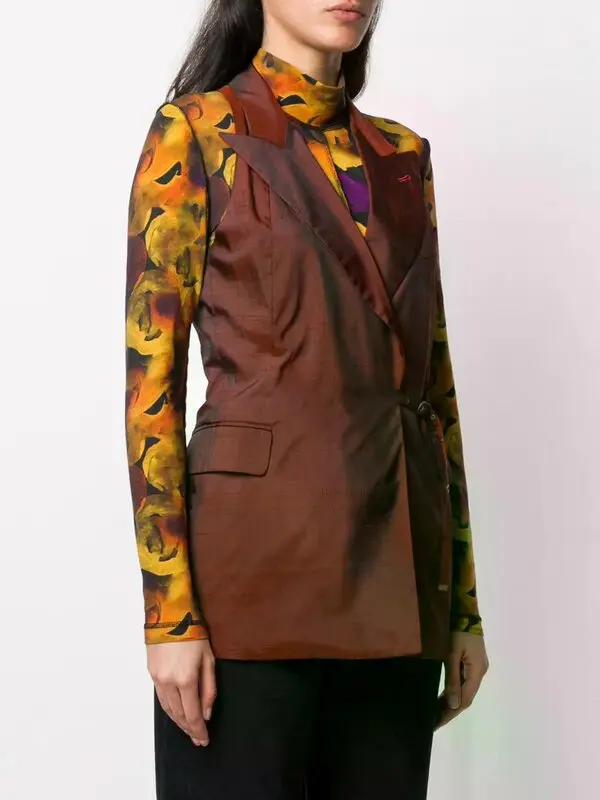 JEAN PAUL GAULTIER 1995 Sleeveless Peaked Waistcoat