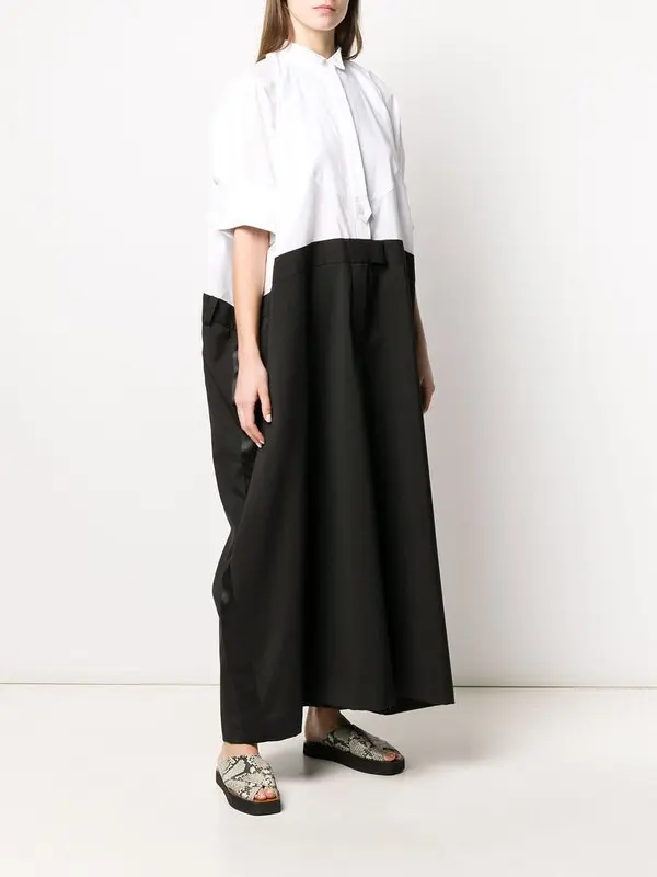 Sacai Suiting Oversized Jumpsuit - White | Editorialist