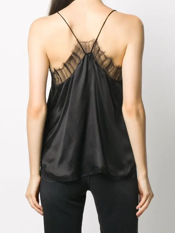 IRO PARIS Lace Trim Camisole