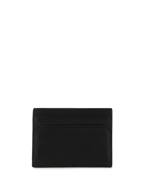 Bally Striped Leather Cardholder - Black