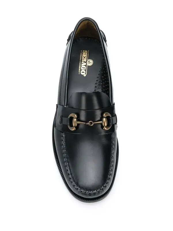 SEBAGO Horse-bit Embellished Loafers - Black