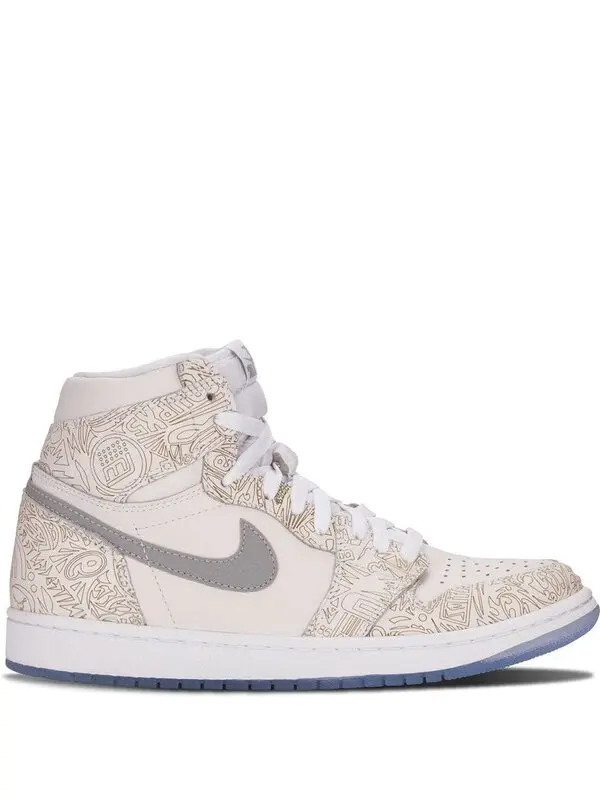 JORDAN Air 1 Retro Hi Og Laser Sneakers - Neutrals