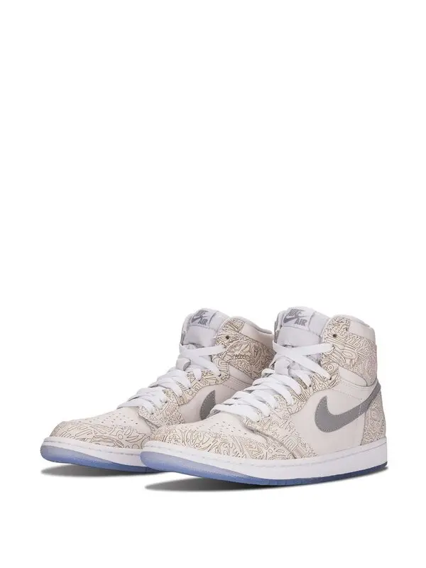 JORDAN Air 1 Retro Hi Og Laser Sneakers - Neutrals