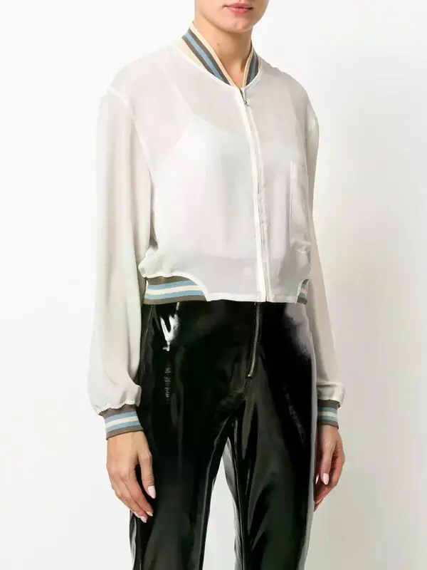JEAN PAUL GAULTIER Sheer Bomber Jacket
