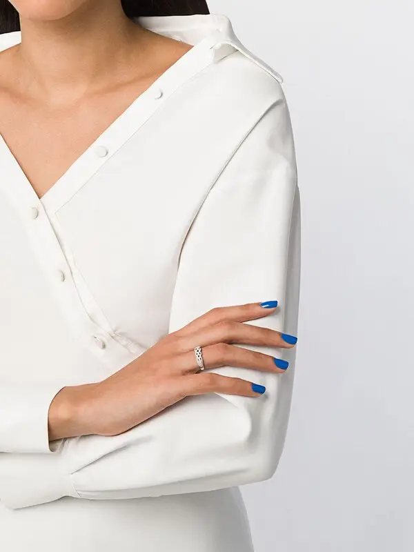 WOUTERS & HENDRIX 18kt Diamond Braided Ring
