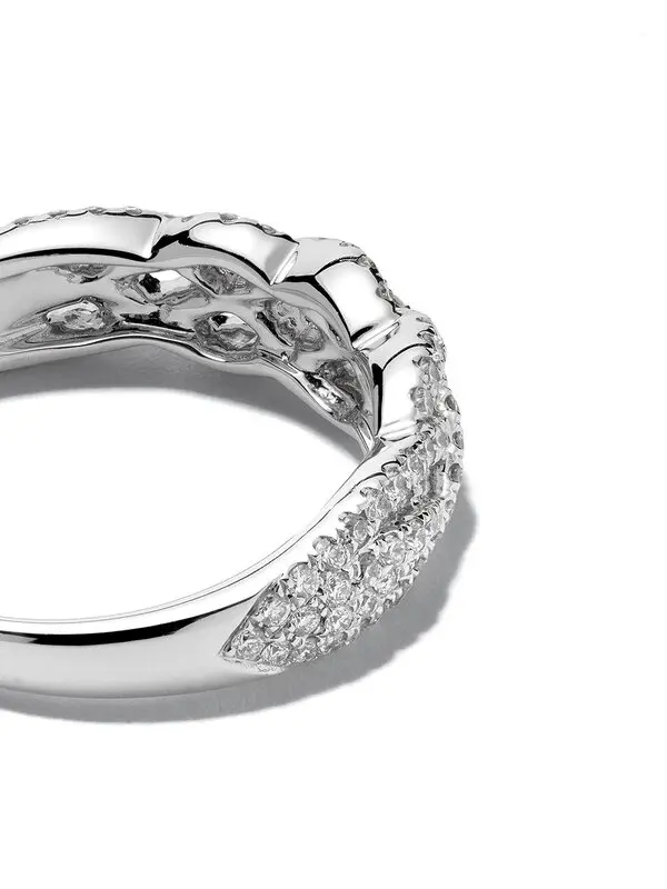 WOUTERS & HENDRIX 18kt Diamond Braided Ring