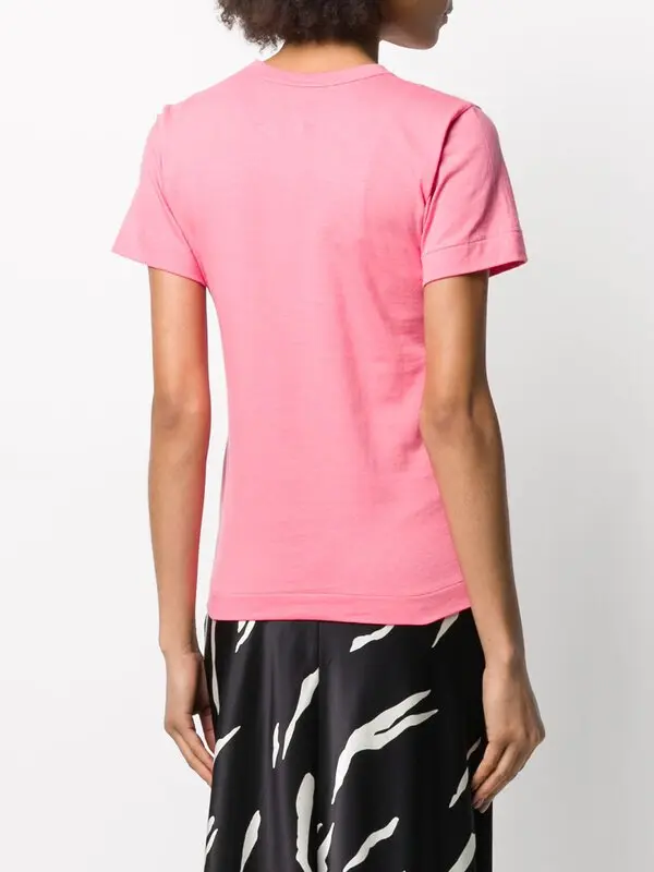 Play Comme Des Garcon Polk-dot Print T-shirt - Pink