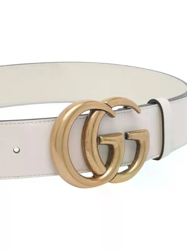 Gucci Double G-buckle Leather Belt