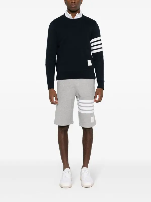 Thom Browne Loopback 4-bar Sweat-shorts - Grey