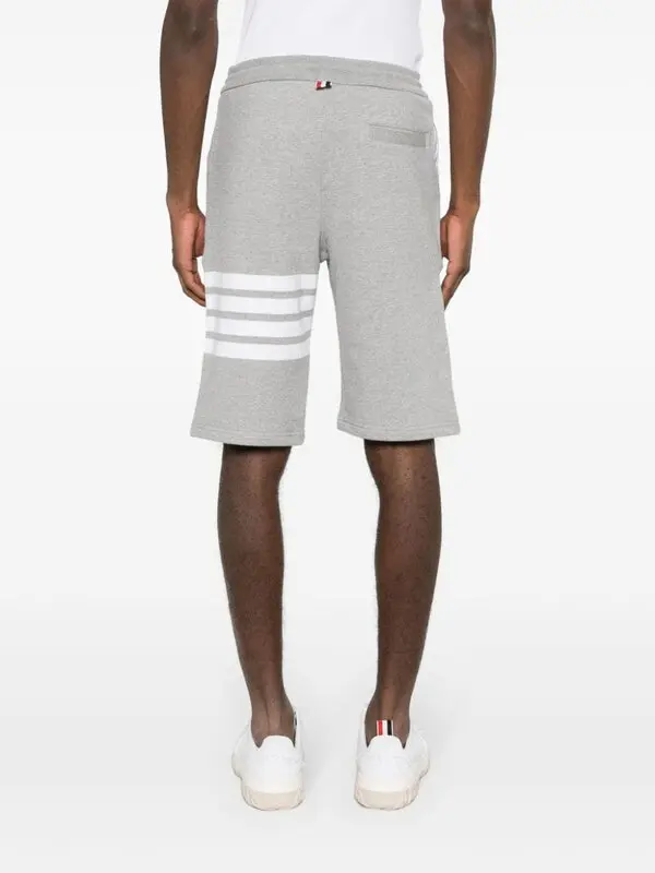 Thom Browne Loopback 4-bar Sweat-shorts - Grey