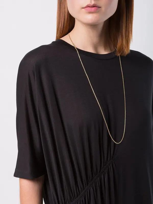 David Yurman 18kt Yellow Box Chain Slider Necklace