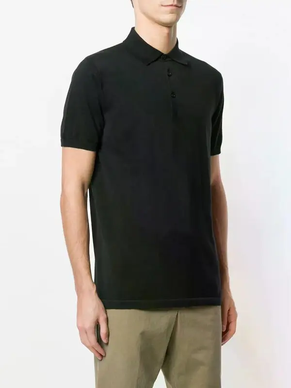 Aspesi Cotton Polo Shirt - Black