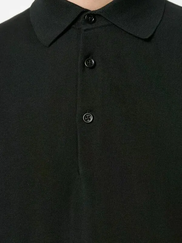 Aspesi Cotton Polo Shirt - Black