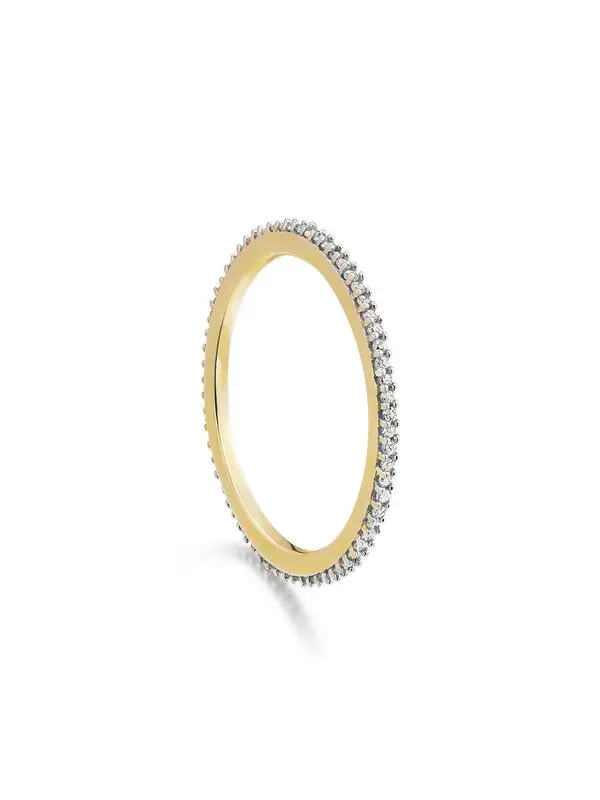 Monica Vinader Skinny Eternity Diamond Ring - Gold