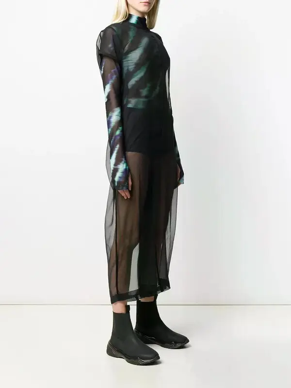 Comme Des Garçons 1990s Sheer Cropped Jumpsuit