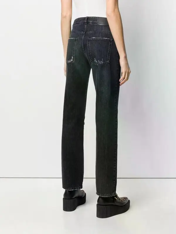 Stella McCartney Distressed Straight-leg Jeans