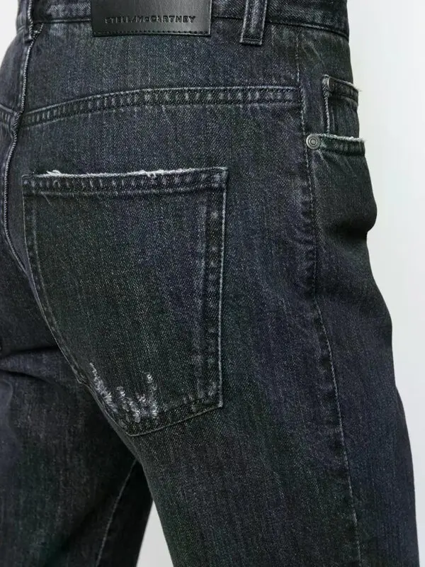 Stella McCartney Distressed Straight-leg Jeans