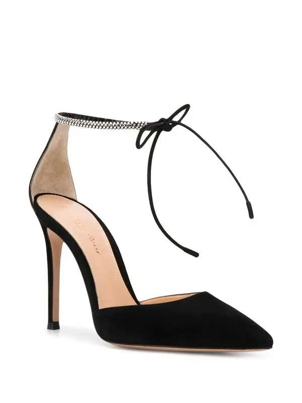 GIANVITO ROSSI Montecarlo D'orsay 105mm Pumps - Black
