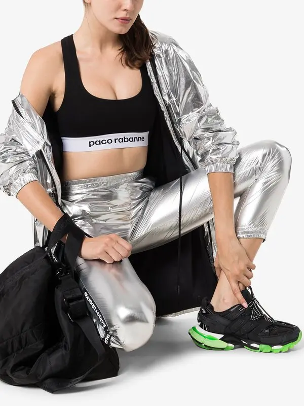 Rabanne Logo-band Sports Bra