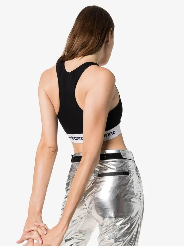 Rabanne Logo-band Sports Bra