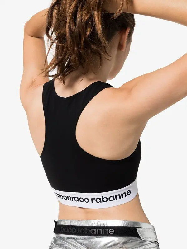 Rabanne Logo-band Sports Bra