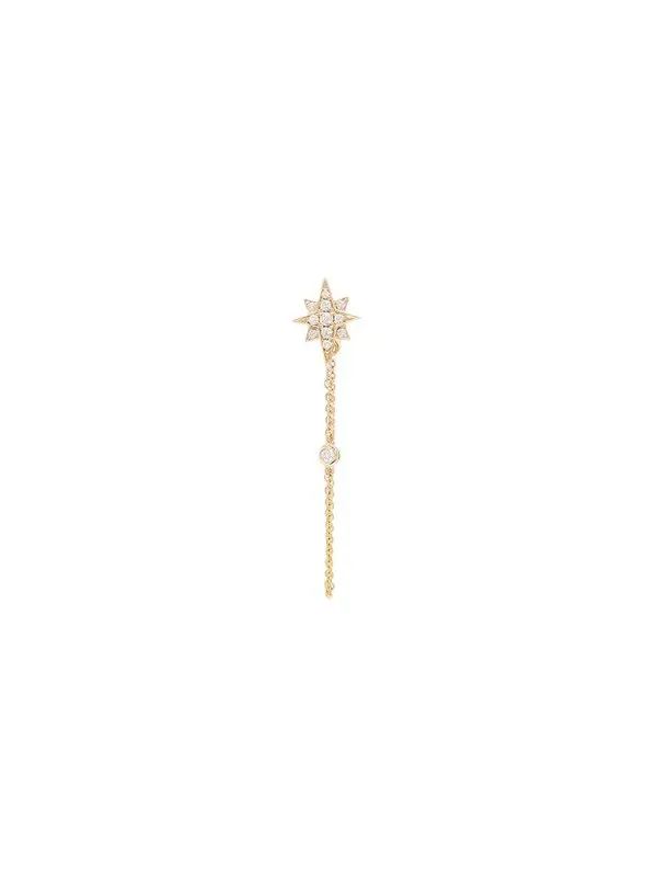 ROXANNE FIRST 14kt Shooting Star Diamond Drop Earring - Gold