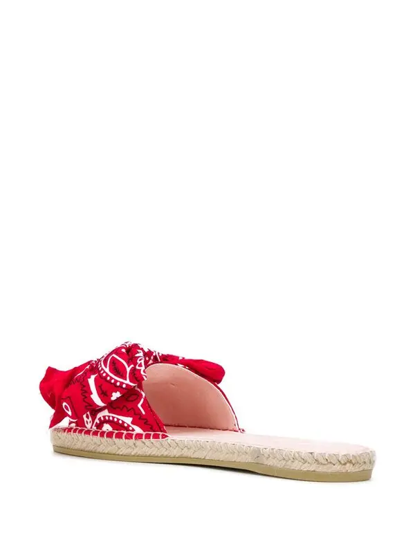 Manebí Scarf Tied Slides