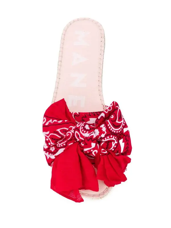 Manebí Scarf Tied Slides