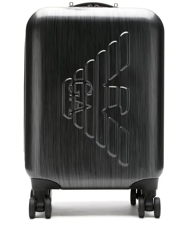 Emporio Armani Embossed Logo Trolley - Black