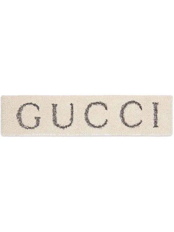 Gucci Stretch Knit Logo Headband