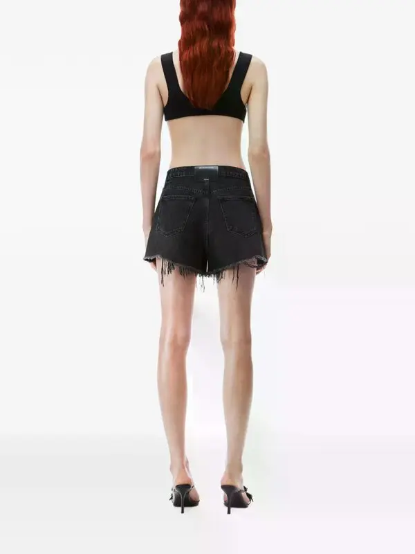 Alexander Wang Raw-hem Denim Shorts