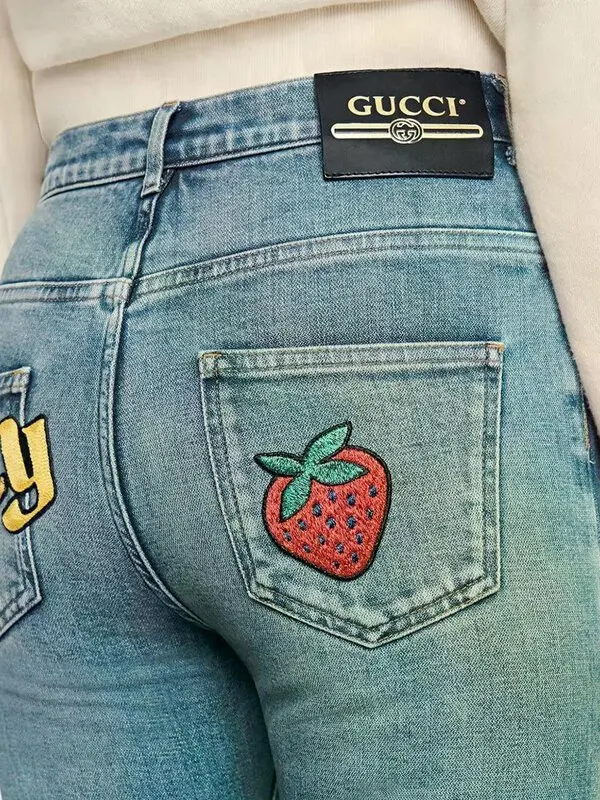Gucci Logo-print Jeans