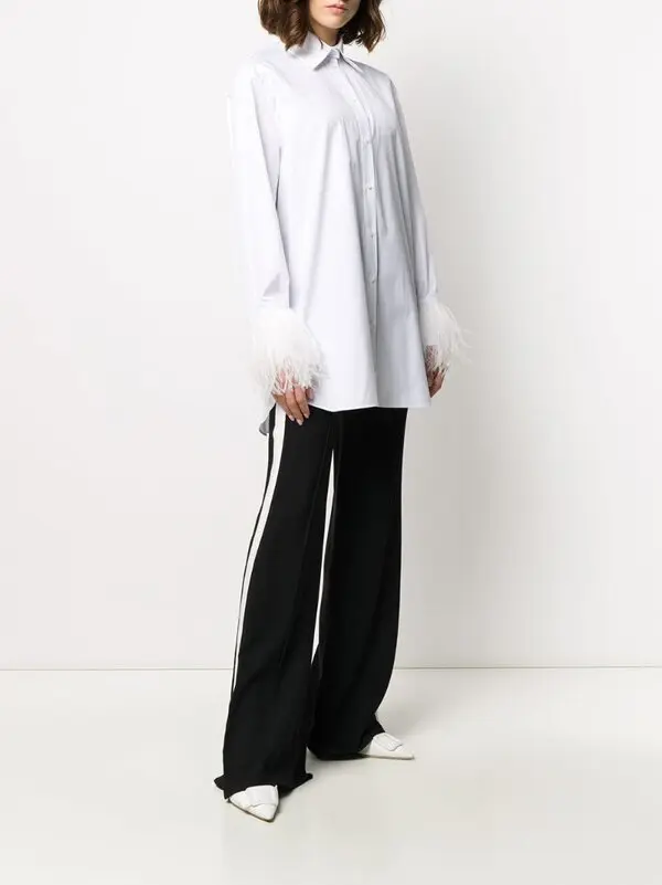 Valentino Garavani Feather Cuffs Shirt
