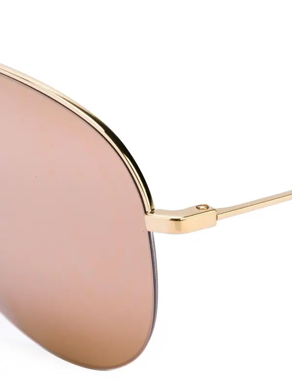 Victoria Beckham Classic Pilot-frame Sunglasses