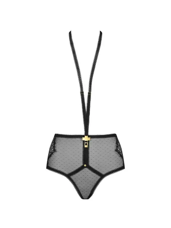 MAISON CLOSE Inspiration Divine High-waist Briefs - Black