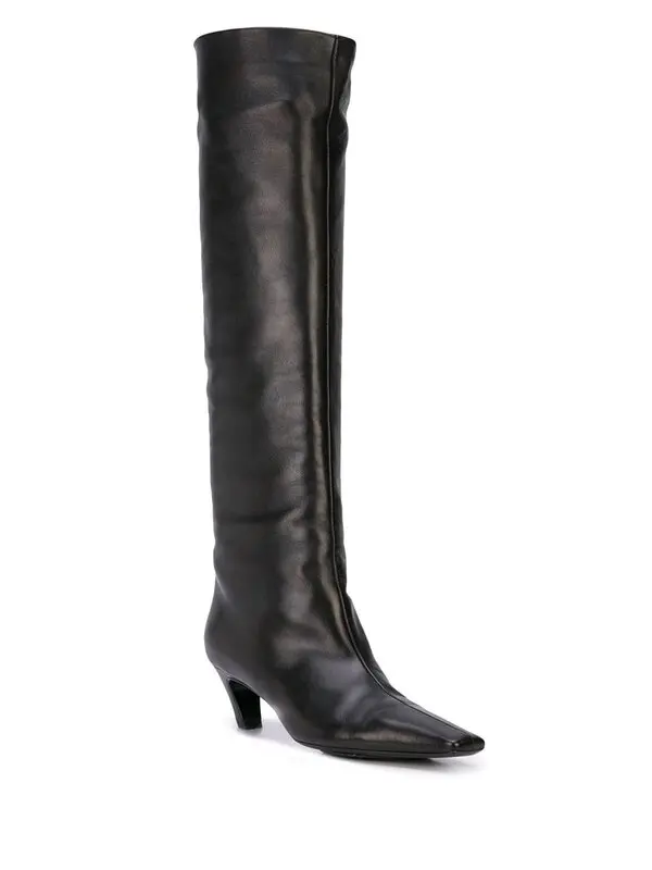Khaite The Davis 50mm Leather Boots