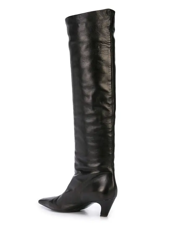 Khaite The Davis 50mm Leather Boots
