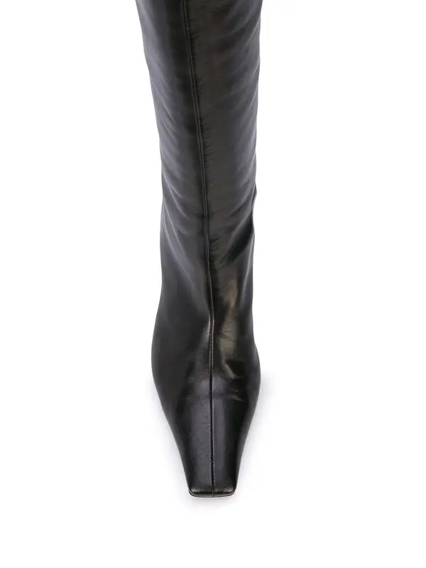 Khaite The Davis 50mm Leather Boots