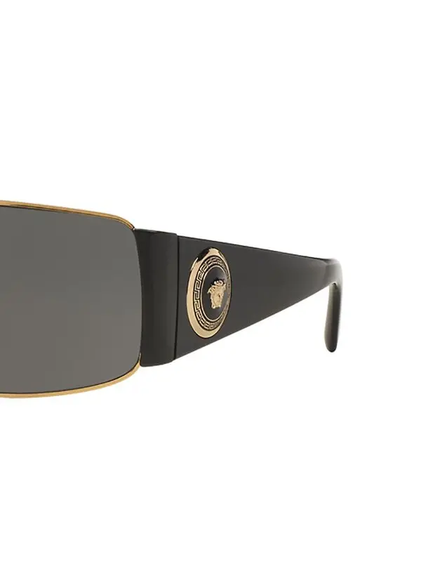 Versace Rectangle-frame Sunglasses - Gold