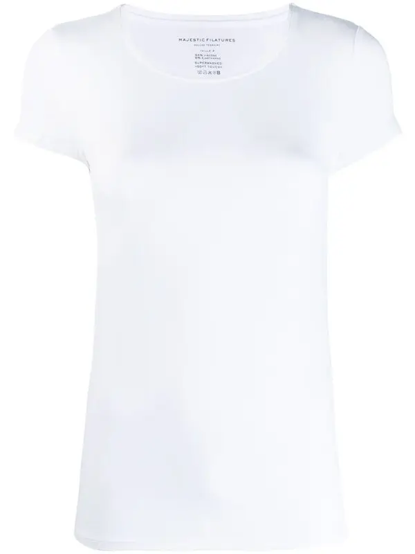 Majestic Filatures Round Neck T-shirt - White