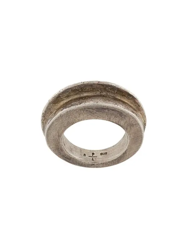 PARTS OF FOUR Foldform Crescent Ring - Silver