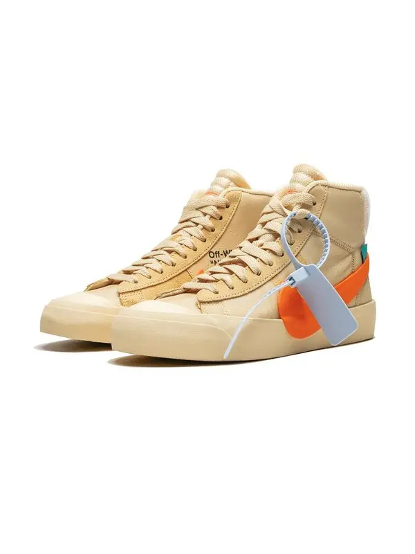 Nike X Off White The : Blazer Mid All Hallows Eve Sneakers - Neutrals