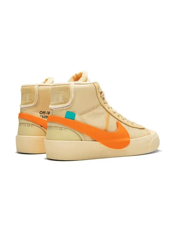 Nike X Off White The : Blazer Mid All Hallows Eve Sneakers - Neutrals