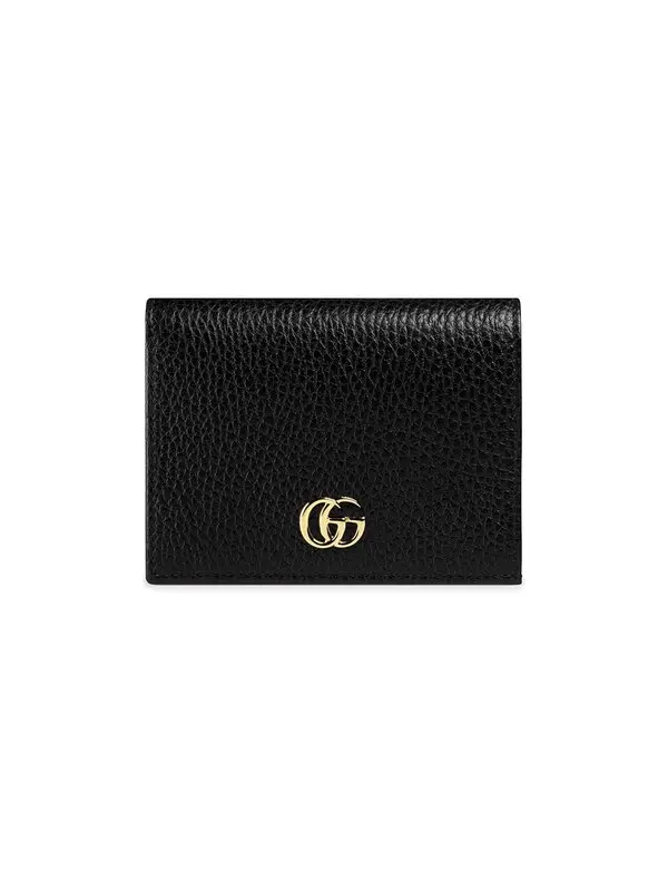 Gucci Gg Marmont Card Case Wallet - Black