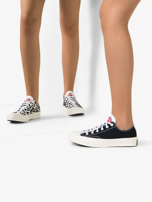 CONVERSE Chuck 70 Leo Canvas Panelled Low Top Sneakers